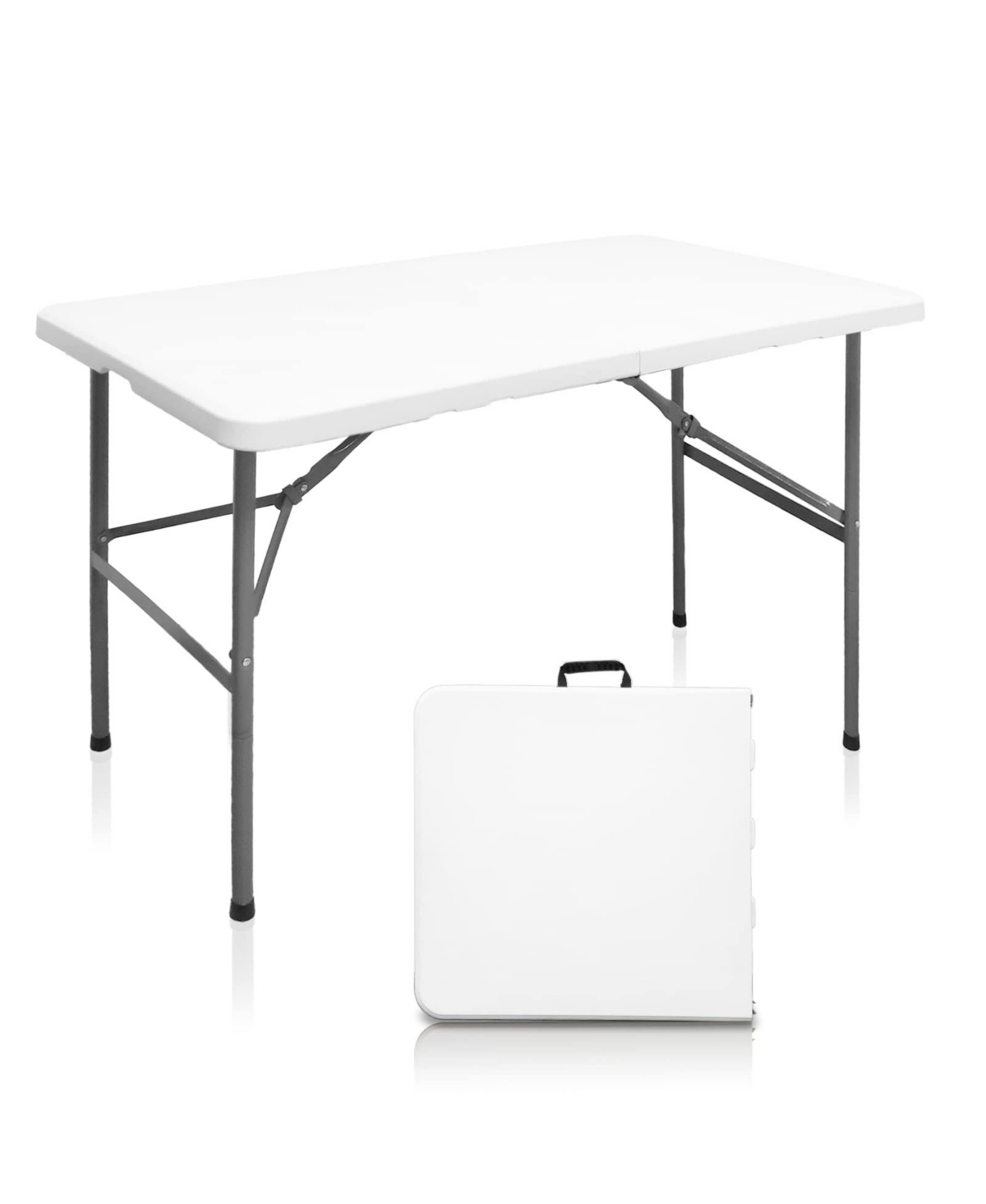 Click here for Piscifun Folding Table 4ft Heavy Duty Plastic Indo... prices