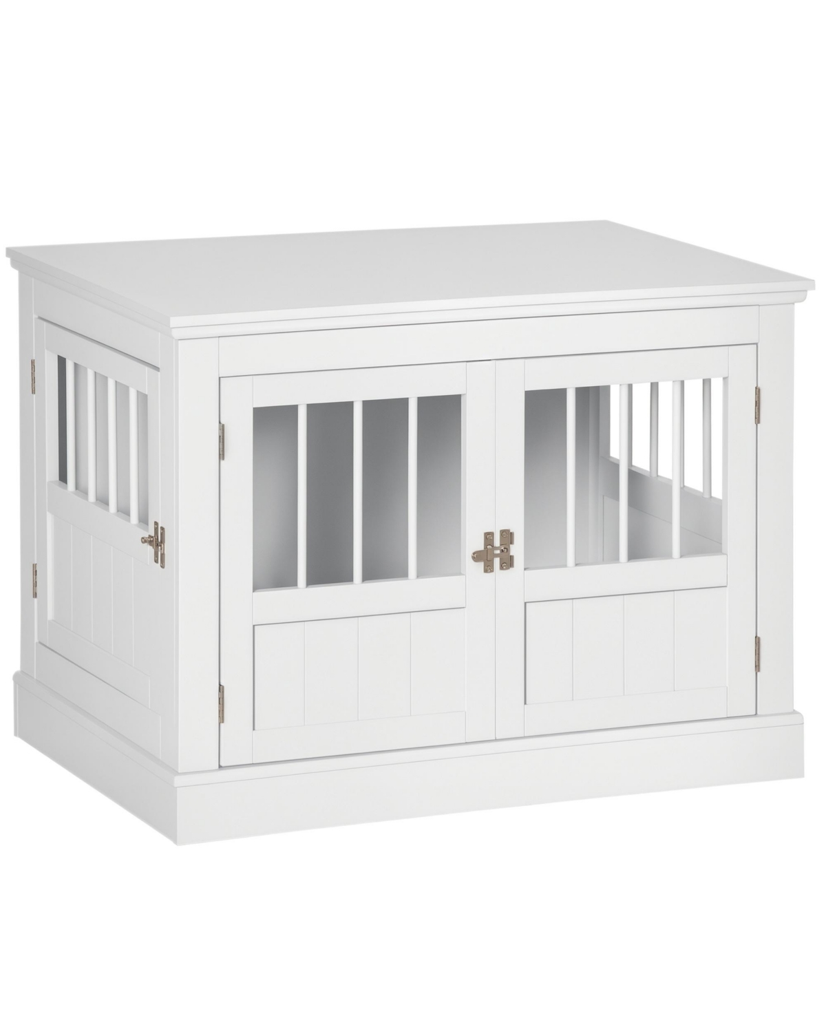 Click here for Ruie Wooden Dog Crate End Table Furniture with Tri... prices