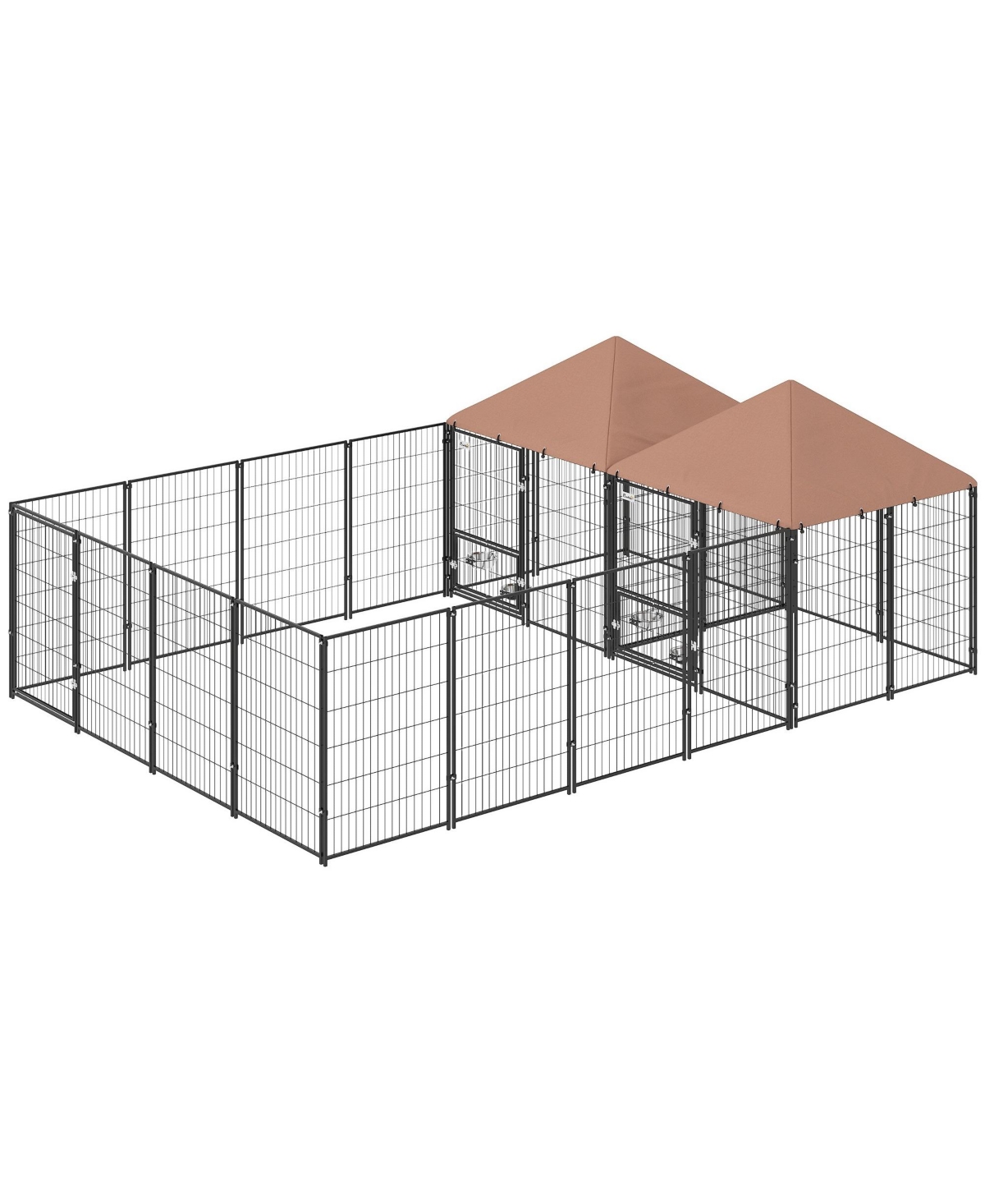 Click here for Ruie Large 2 Room Outdoor Dog Kennel with Adjustab... prices