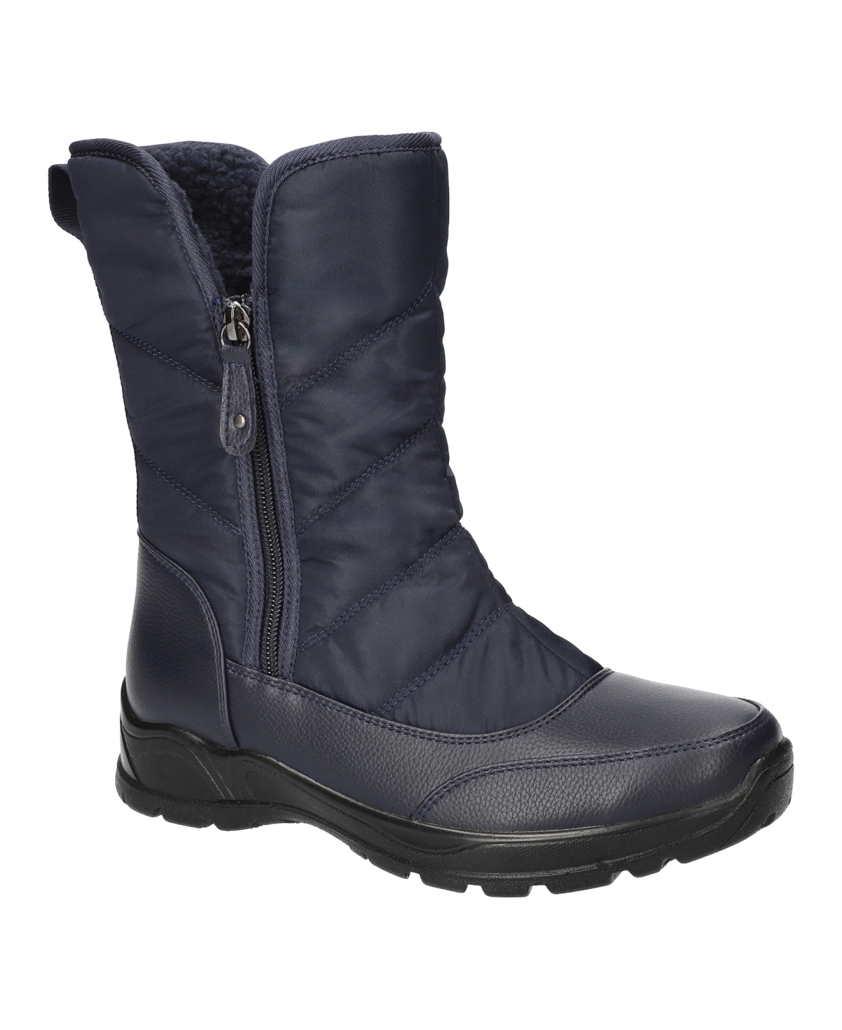 Click here for Easy Street Womens Snowfall Winter Round Toe Booti... prices