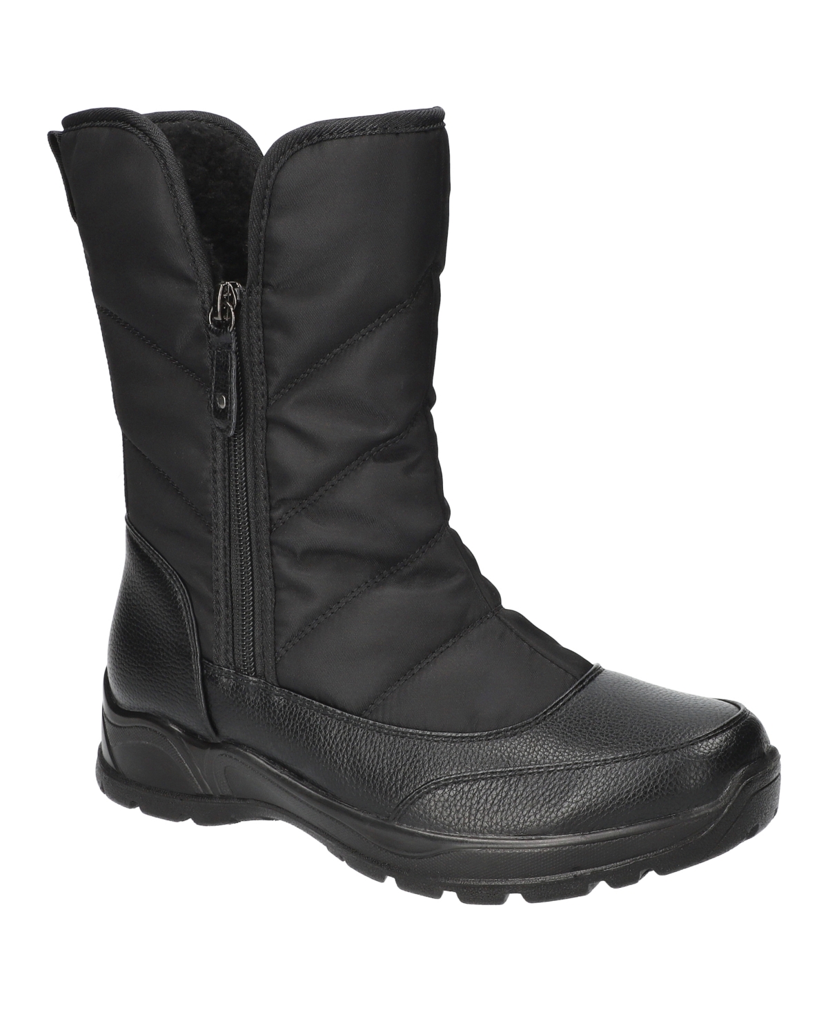 Click here for Easy Street Womens Snowfall Winter Round Toe Booti... prices