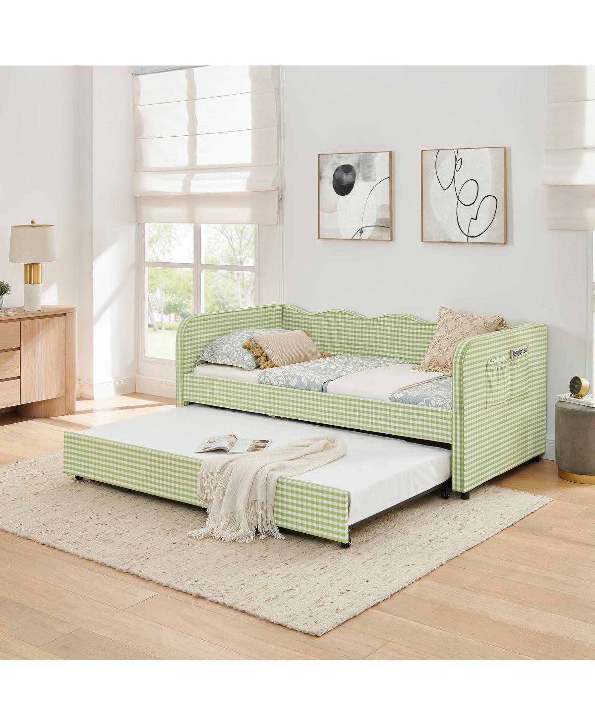 Click here for Streamdale Furniture Gingham Upholstered 3-in-1 Tw... prices
