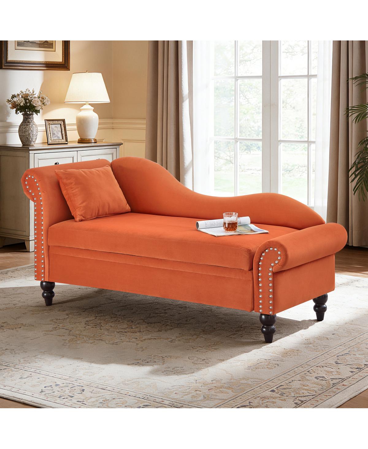 Click here for Streamdale Furniture 64.5 Modern Velvet Storage Ch... prices