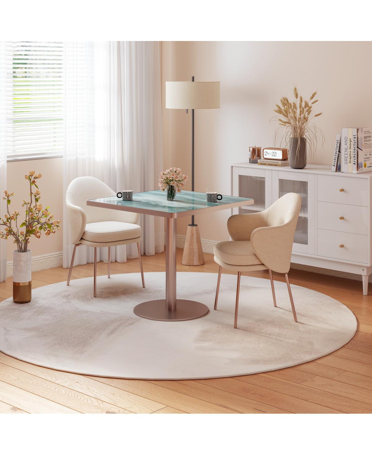 Click here for Streamdale Furniture 31.5 Round Sintered Stone Din... prices