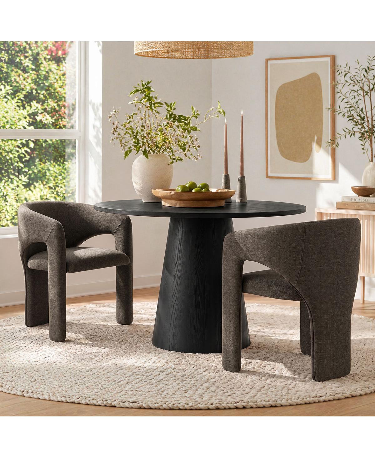 Click here for Maison Boucle Modern Upholstered Dining Chairs Set... prices