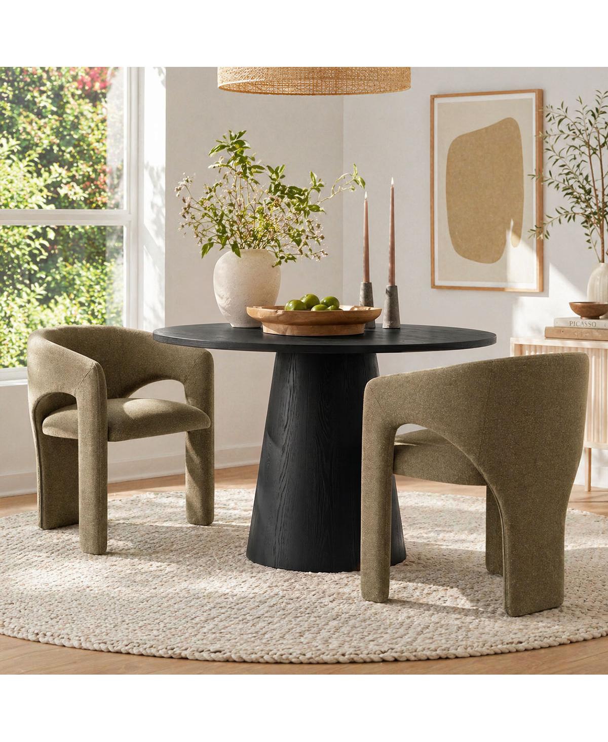 Click here for Maison Boucle Modern Upholstered Dining Chairs Set... prices