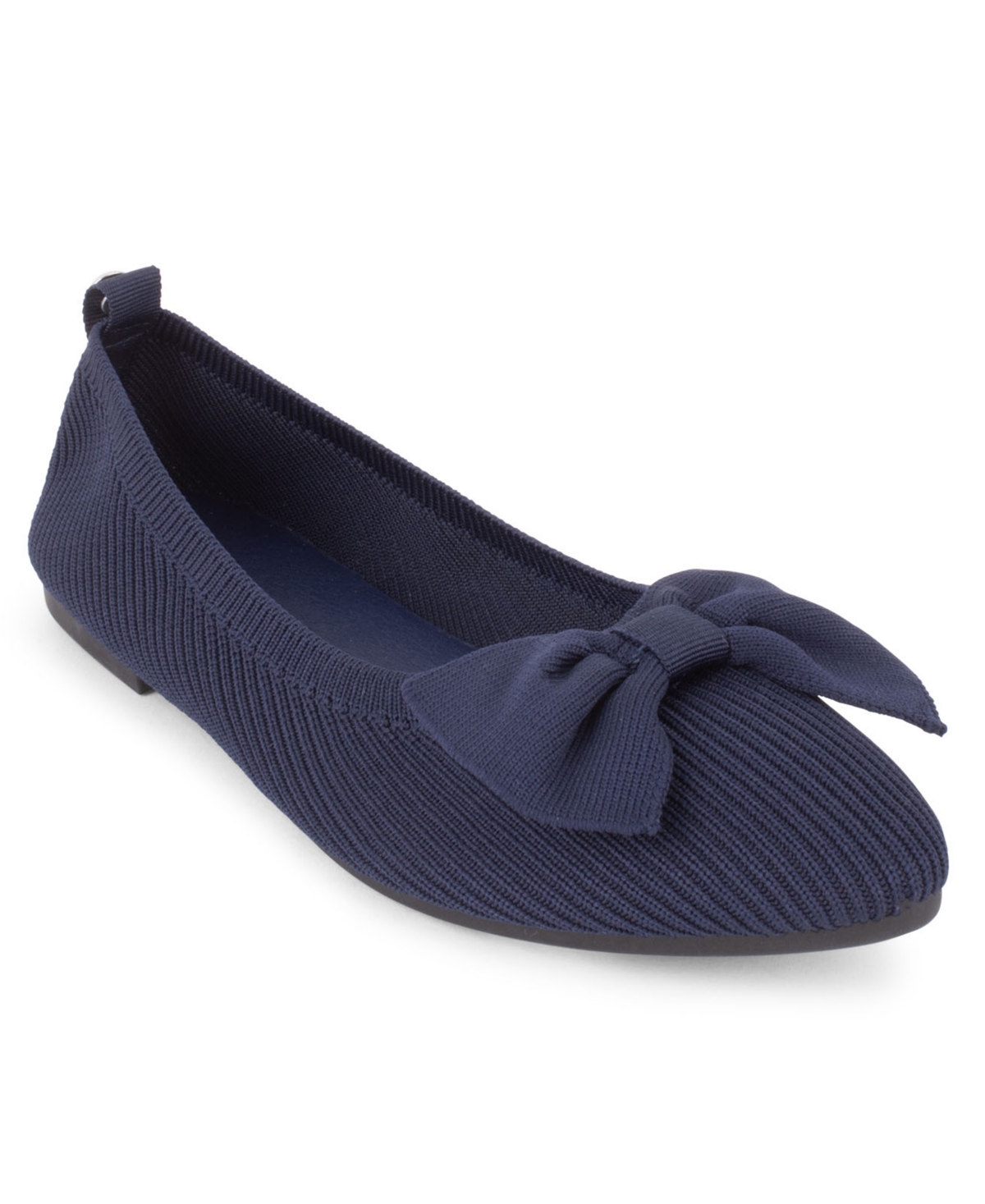 Click here for Tahari Womens Monaghan Knit Slip-On Flats - Dark N... prices