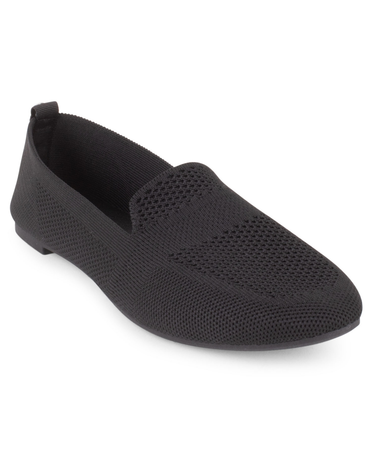 Click here for Tahari Womens Natalia Knit Slip-On Flats - Black prices