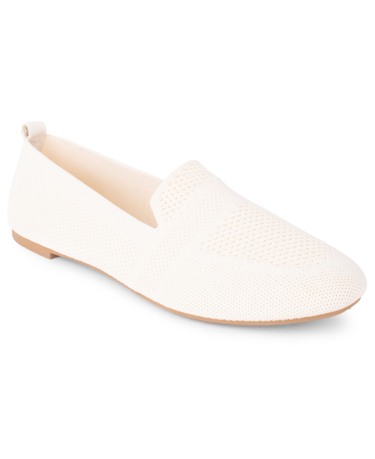 Click here for Tahari Womens Natalia Knit Slip-On Flats - Natural prices