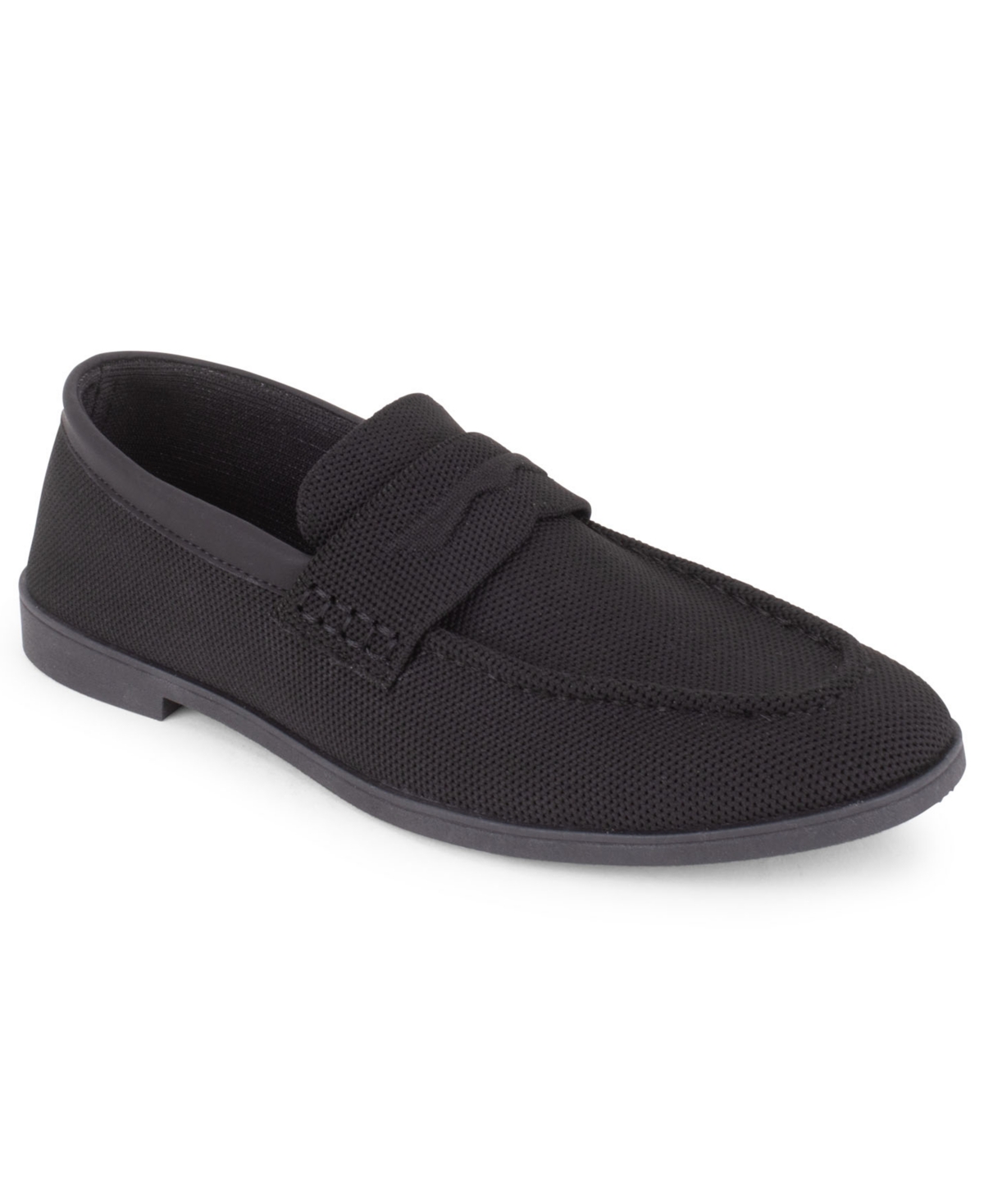 Click here for Tahari Womens Marseille Knit Slip-On Loafers - Bla... prices