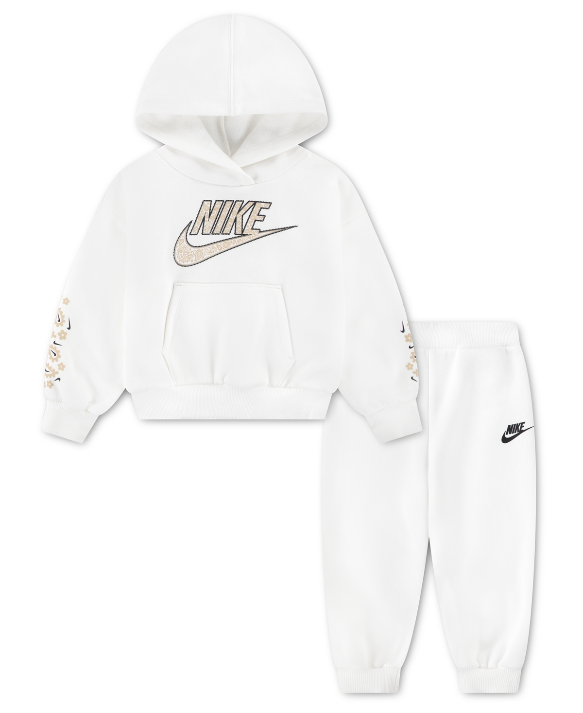 Click here for Nike Toddler Girls 2T-4T Retro Remix Hoodie and Jo... prices