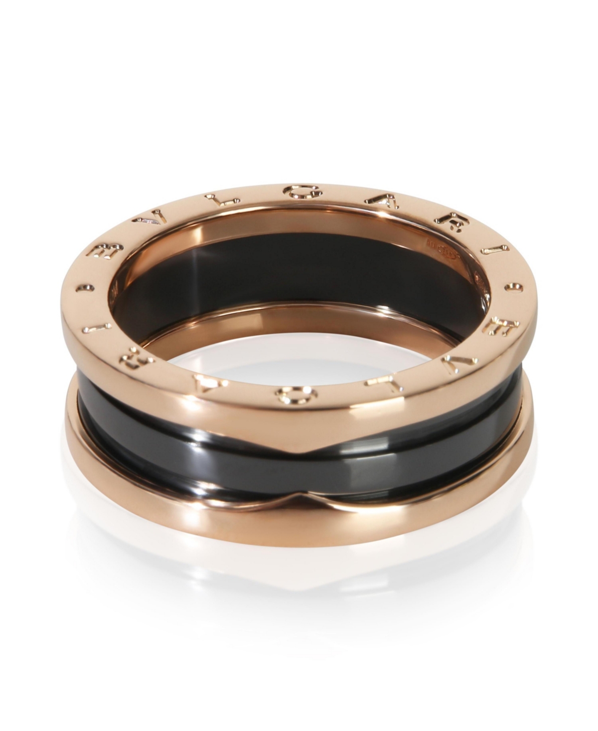 Click here for Pre-Owned Bvlgari Rose Gold B.zero1 Ring - Rose go... prices