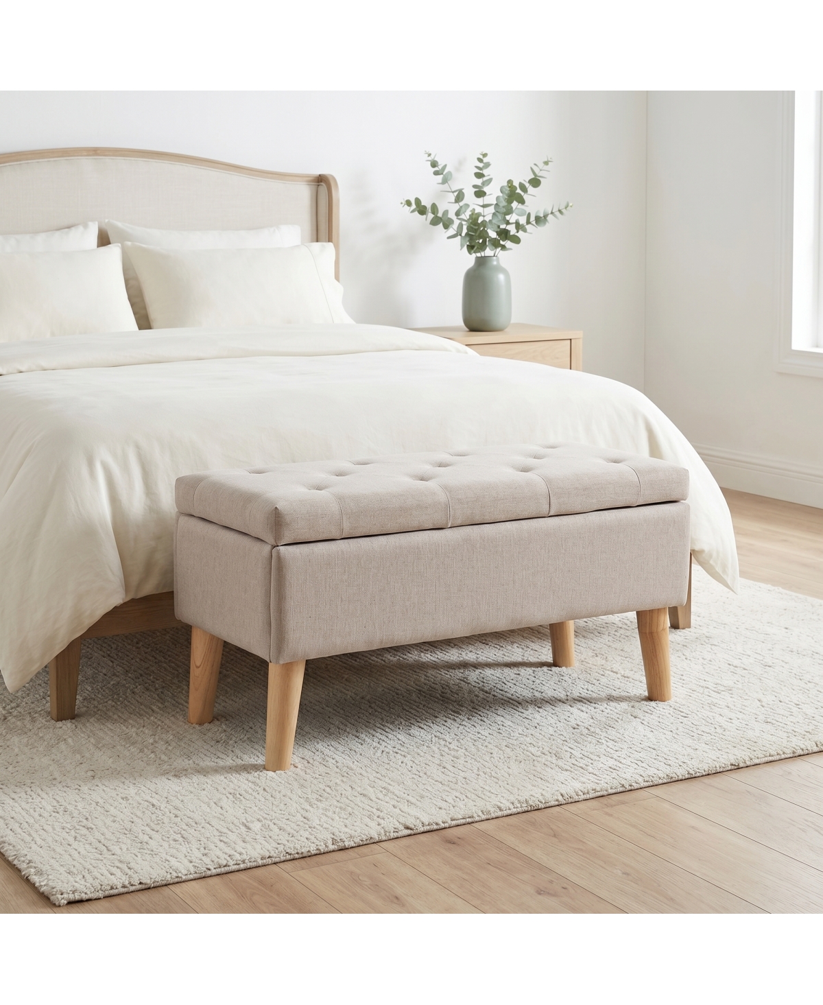 Click here for Streamdale Furniture 32 Wide Upholstered Storage O... prices