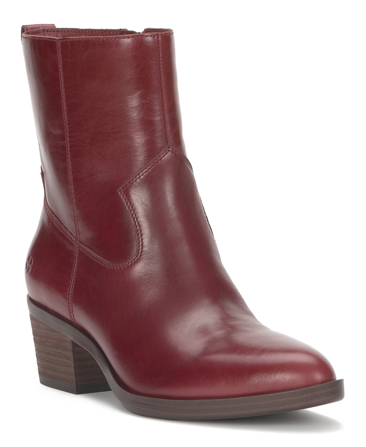 Click here for Lucky Brand Womens Leather Almond Toe Ankle Bootie... prices