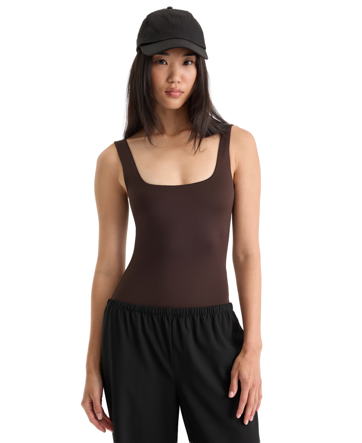 Click here for Good American Womens Scuba Modern Tank Bodysuit -... prices