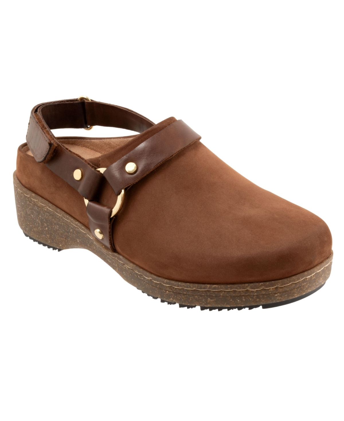 Click here for Softwalk Womens Avondale Clog - Luggage nubuck prices