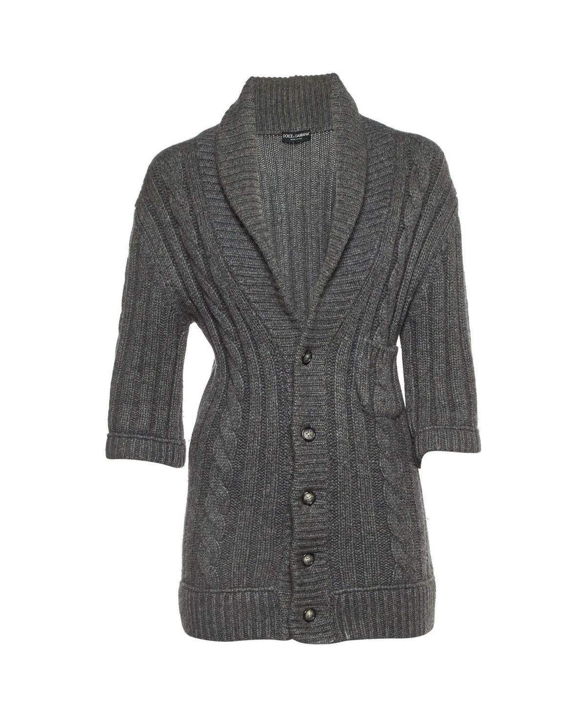 Click here for Pre-Owned Dolce & Gabbana Womens Chunky Knit Butto... prices