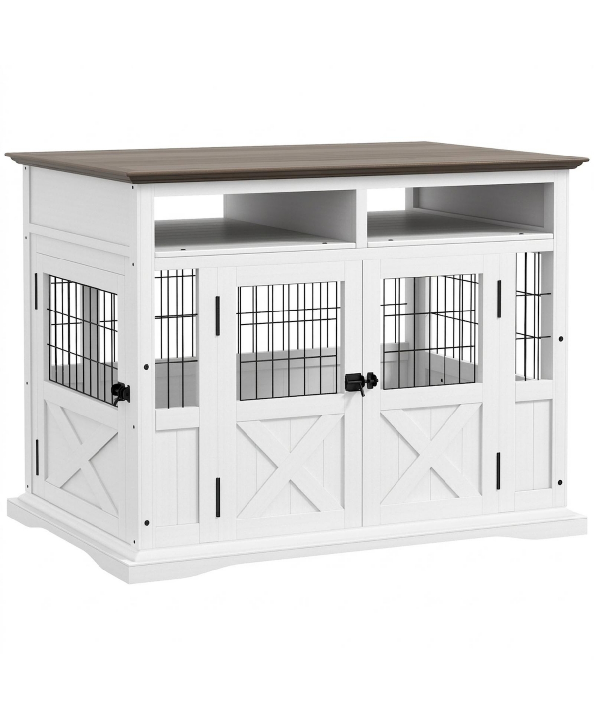 Click here for Ruie Dog Crate Furniture End Table with Storage an... prices