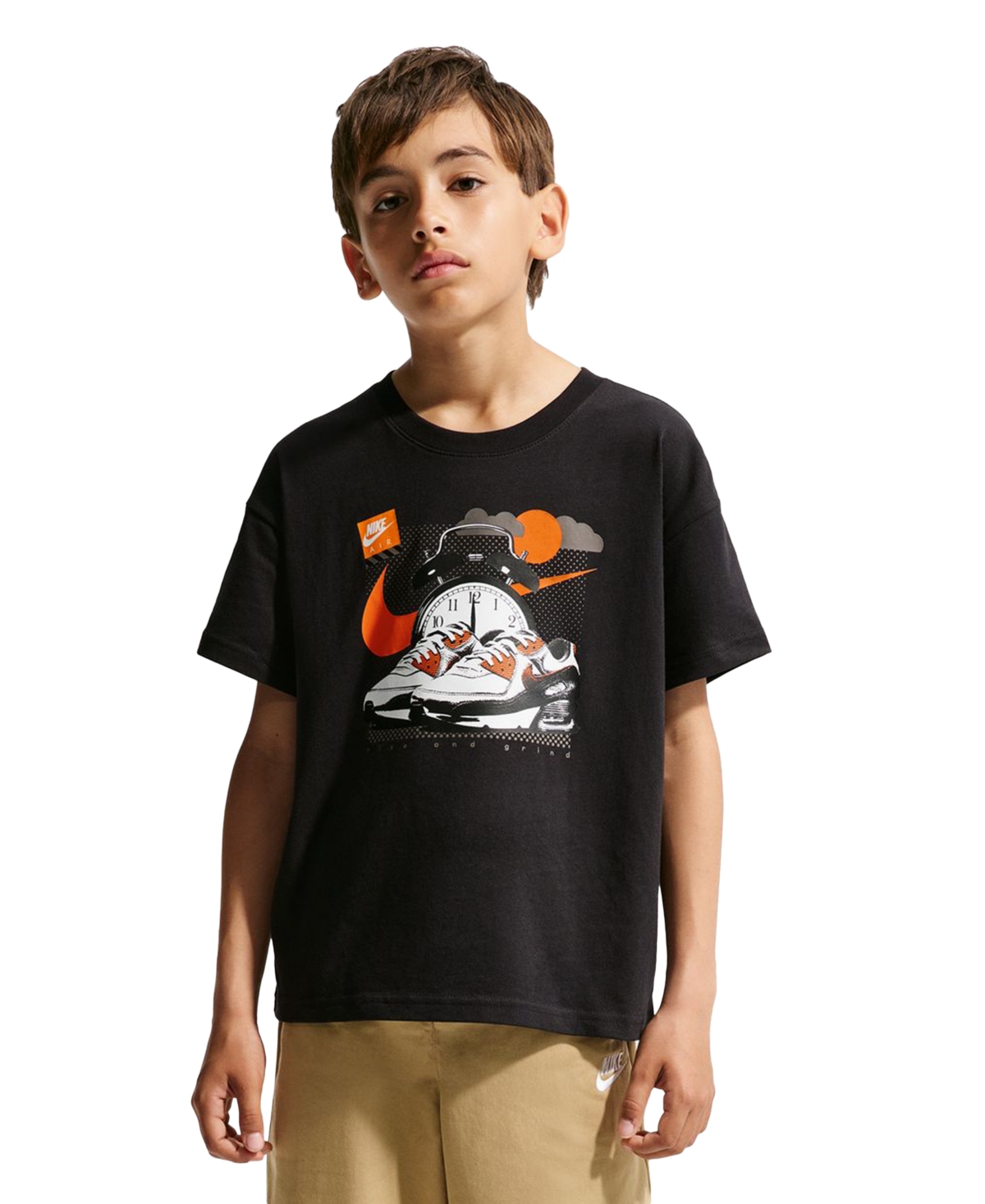 Click here for Nike Boys 8-20 Sportswear Graphic Print Short-Slee... prices