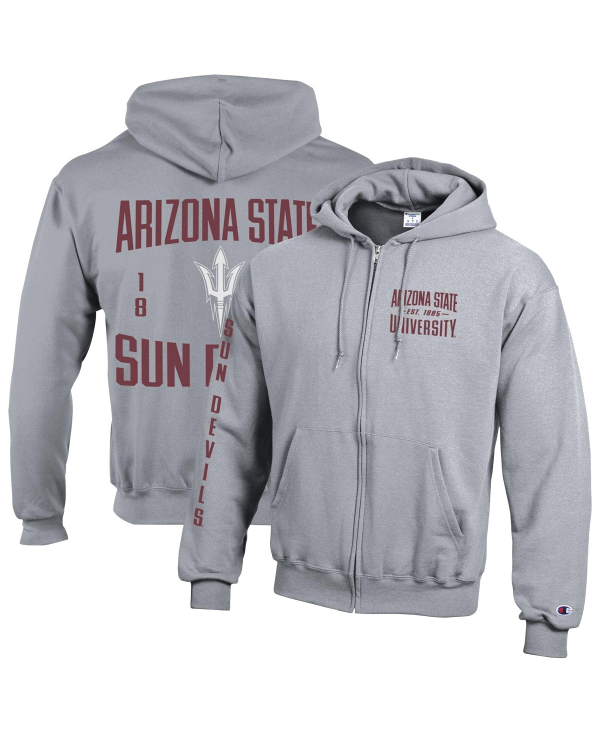 Click here for Champion Mens Gray Arizona State Sun Devils Varsit... prices