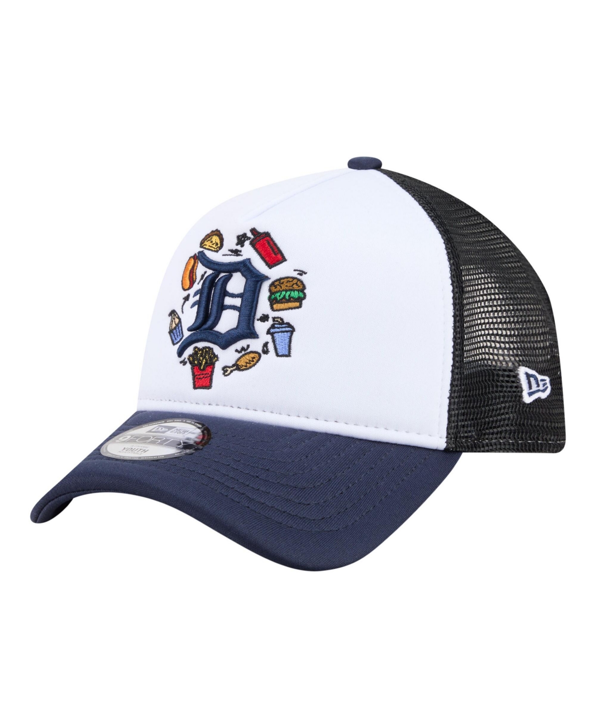 Click here for New Era Big Boys and Girls White  Navy Detroit Tig... prices