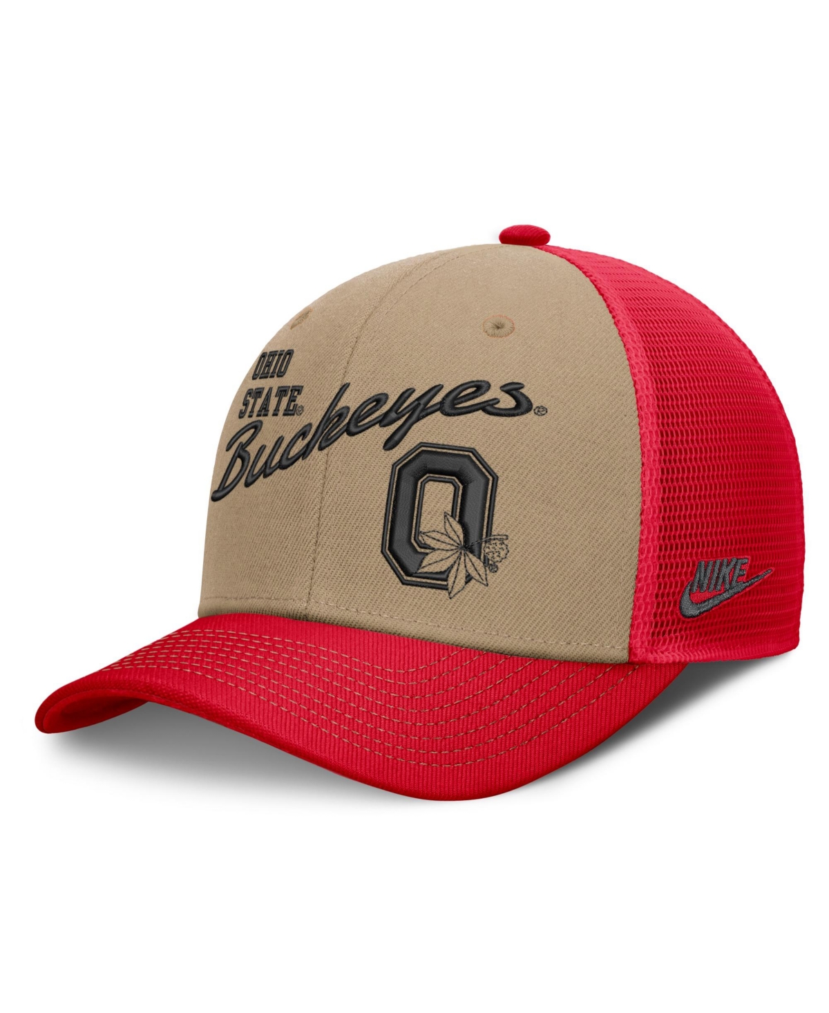 Click here for Nike Mens and Womens Beige  Scarlet Ohio State Buc... prices
