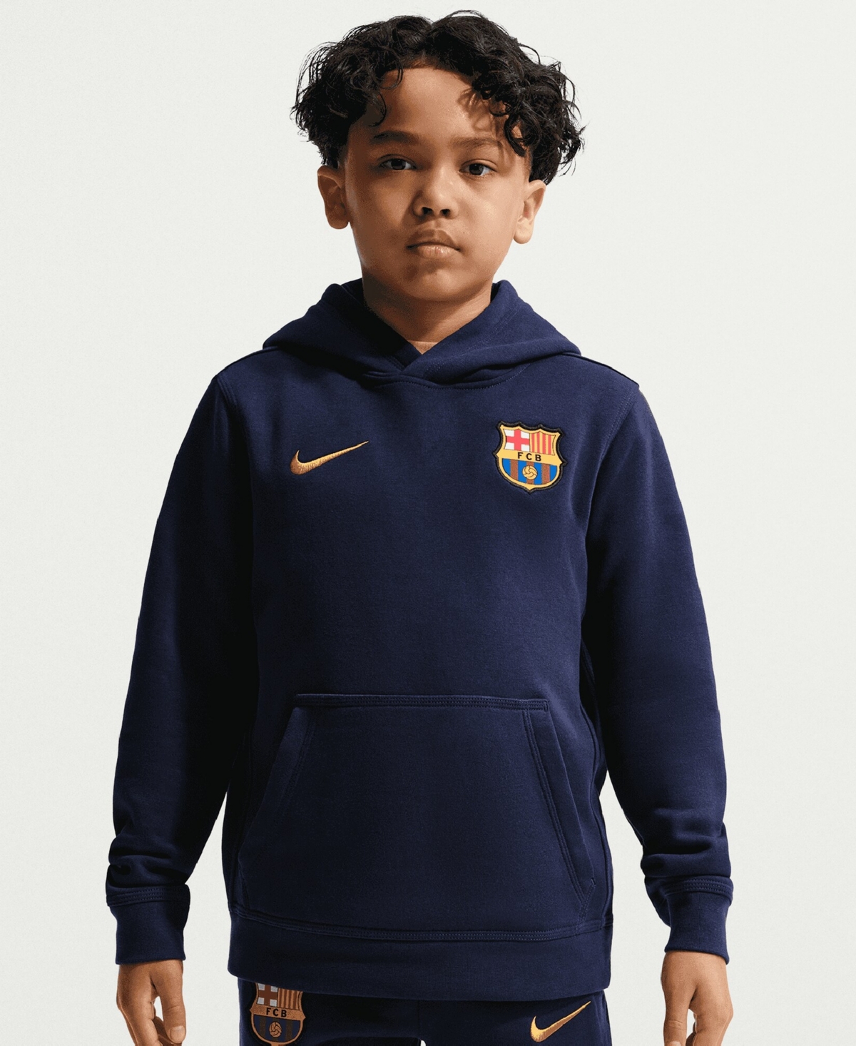 Click here for Nike Big Boys and Girls Navy Barcelona Club Hoodie... prices