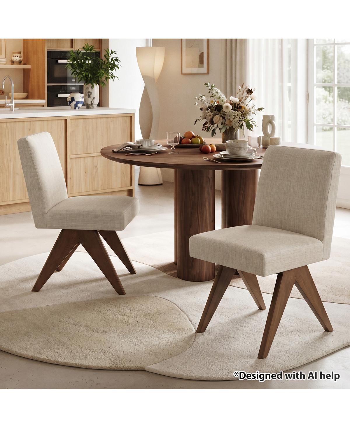 Click here for Maison Boucle Upholstered Dining Chairs Set of 2... prices
