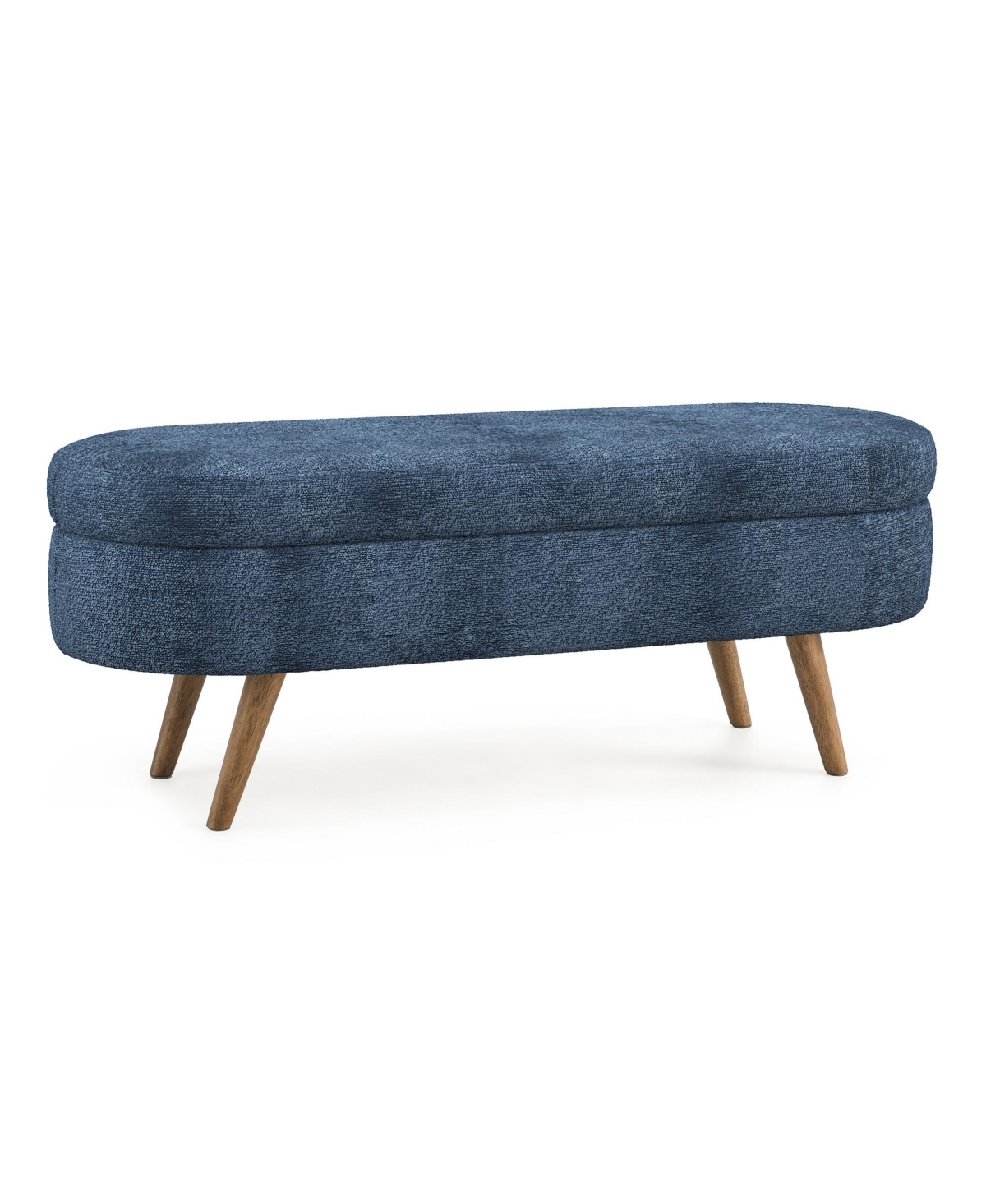 Click here for sumyeg Oval Storage Ottoman Bench with Rubber Wood... prices