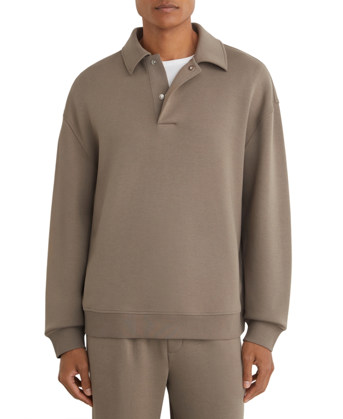Click here for Reiss Mens Brooks Premium Interlock Relaxed Polo S... prices