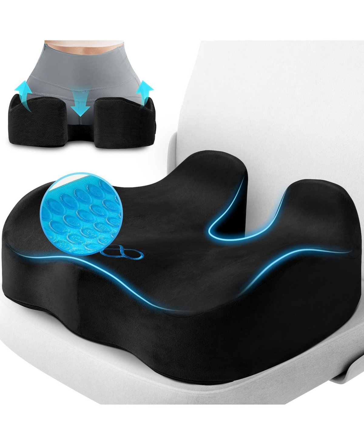 Click here for Gnuadz Gel Chair Cushion Office chair cushion Memo... prices