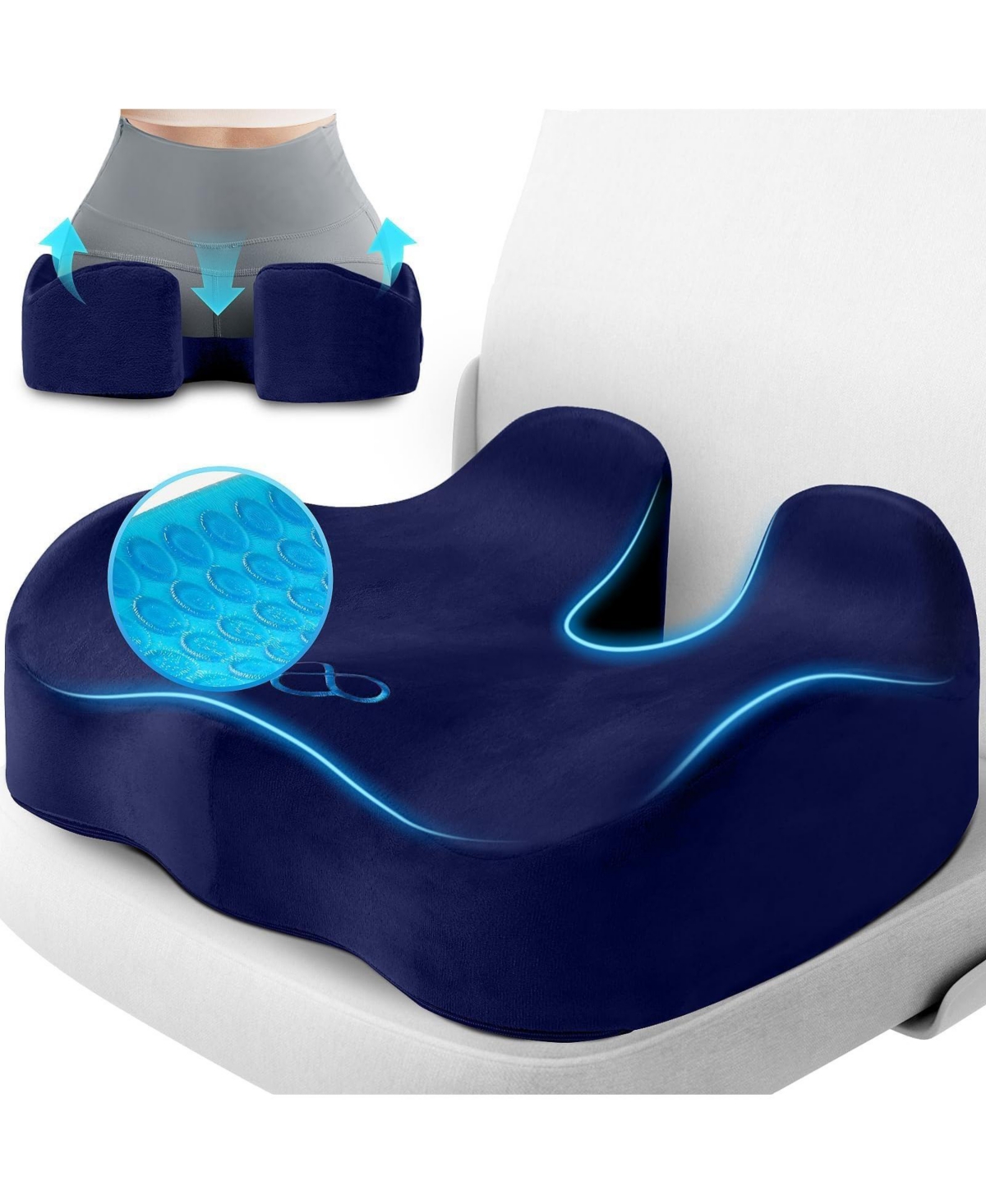 Click here for Gnuadz Gel Chair Cushion Office chair cushion Memo... prices