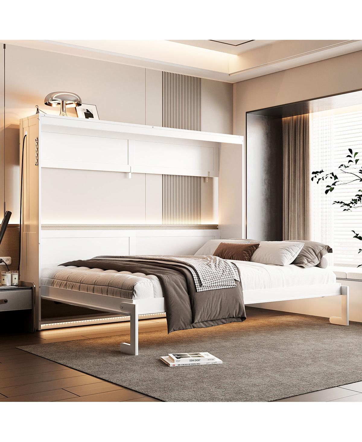 Click here for Streamdale Furniture Queen Murphy Bed With Led  Us... prices