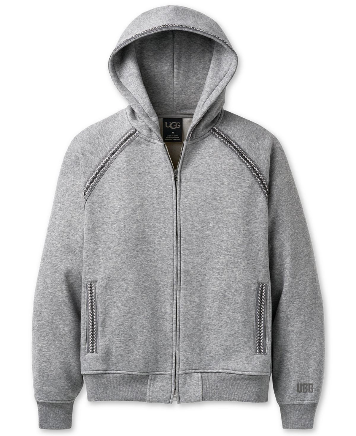 Click here for Ugg Mens Tasman Full-Zip Hooded Jacket - Gray Heat... prices