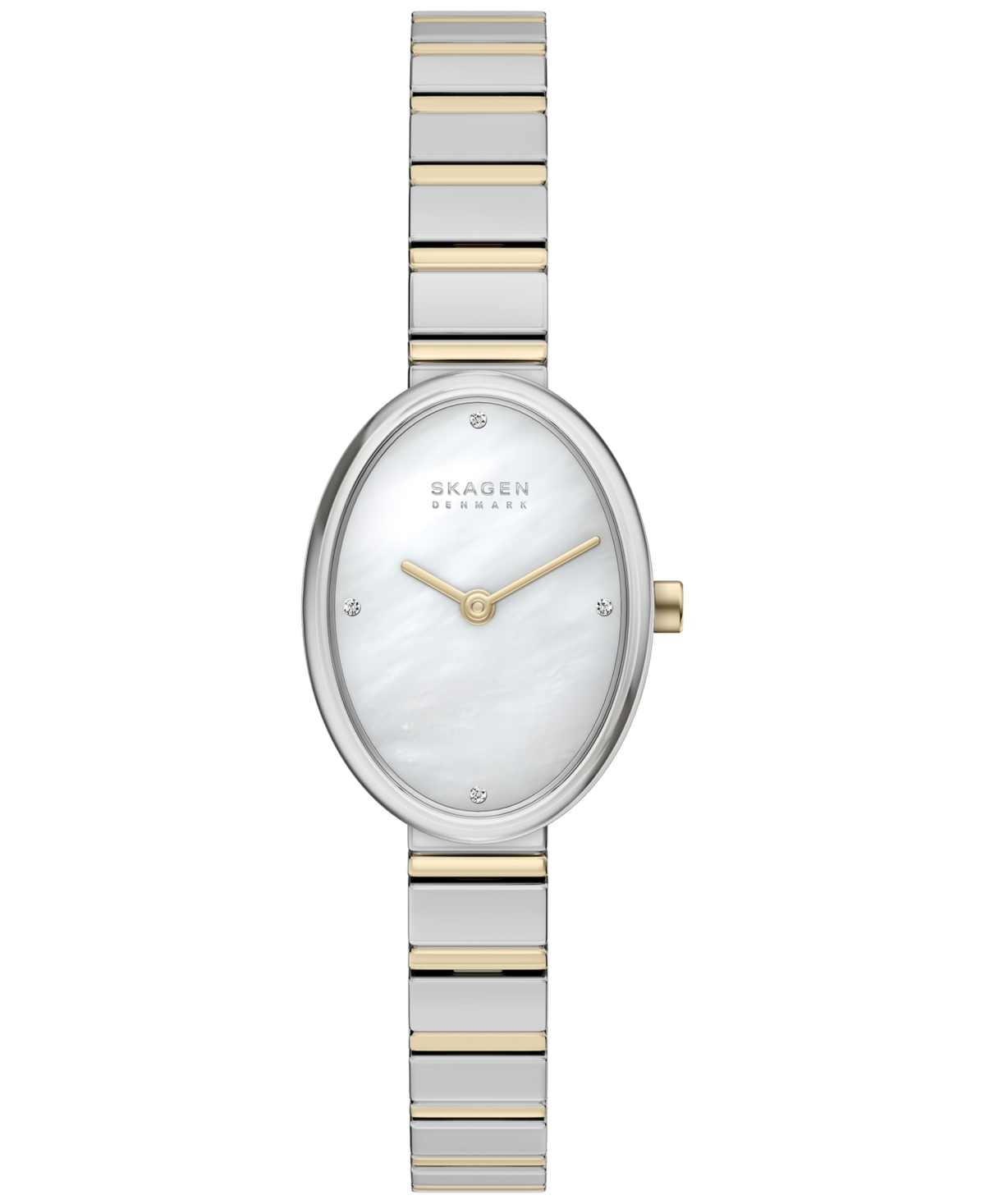 Click here for Skagen Womens Anita Oval Quartz Two-Hand Stainless... prices
