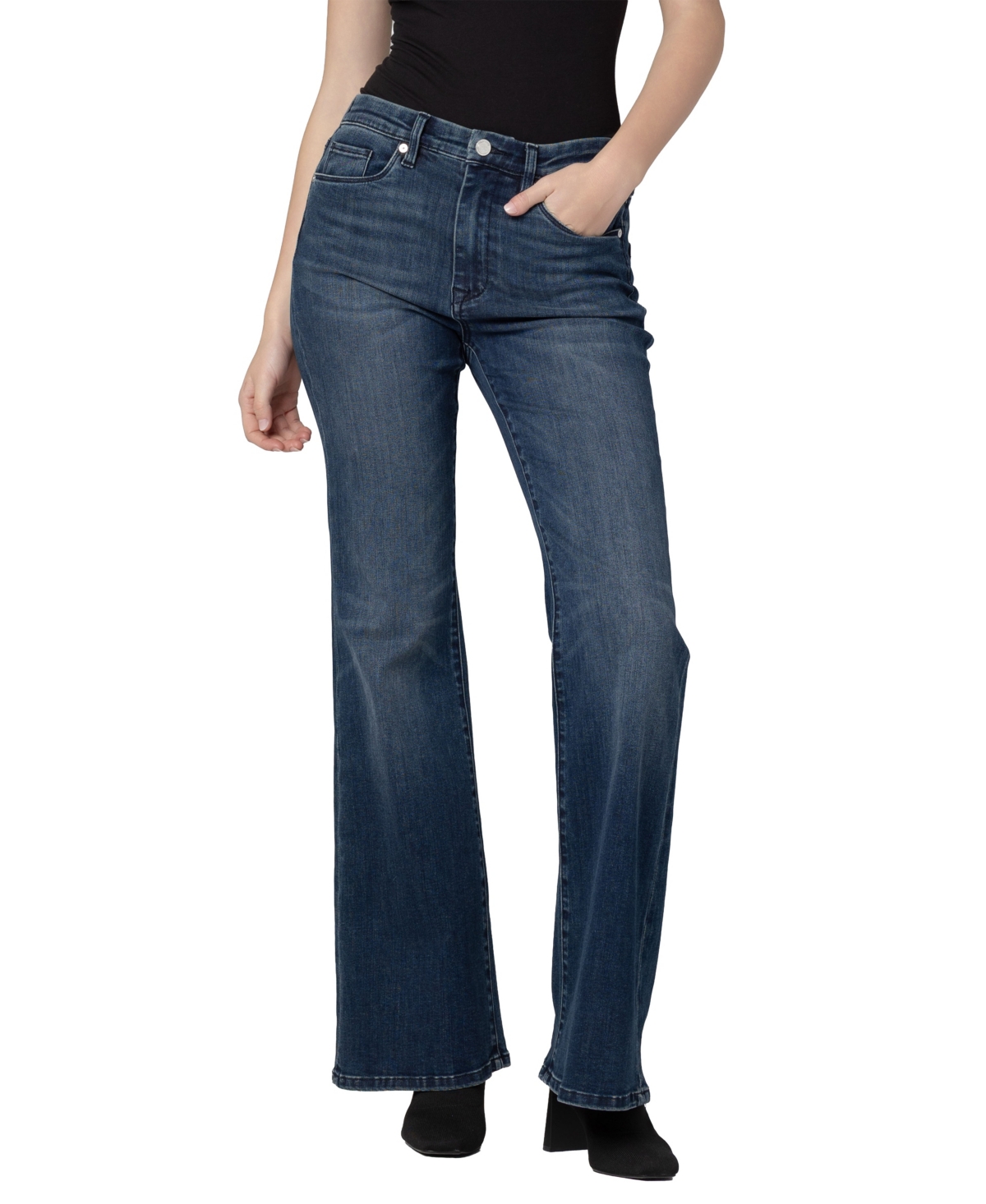 Click here for Blank Nyc Womens Classic High-Rise Bootcut Jeans -... prices