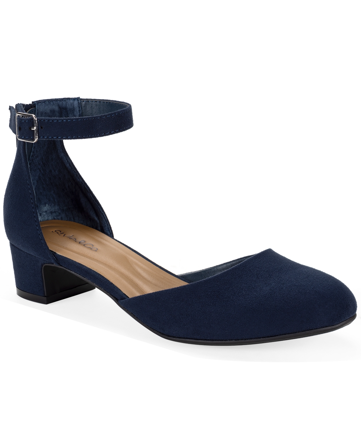 Click here for Style & Co Womens Gretell Block Heel Dress Pumps... prices