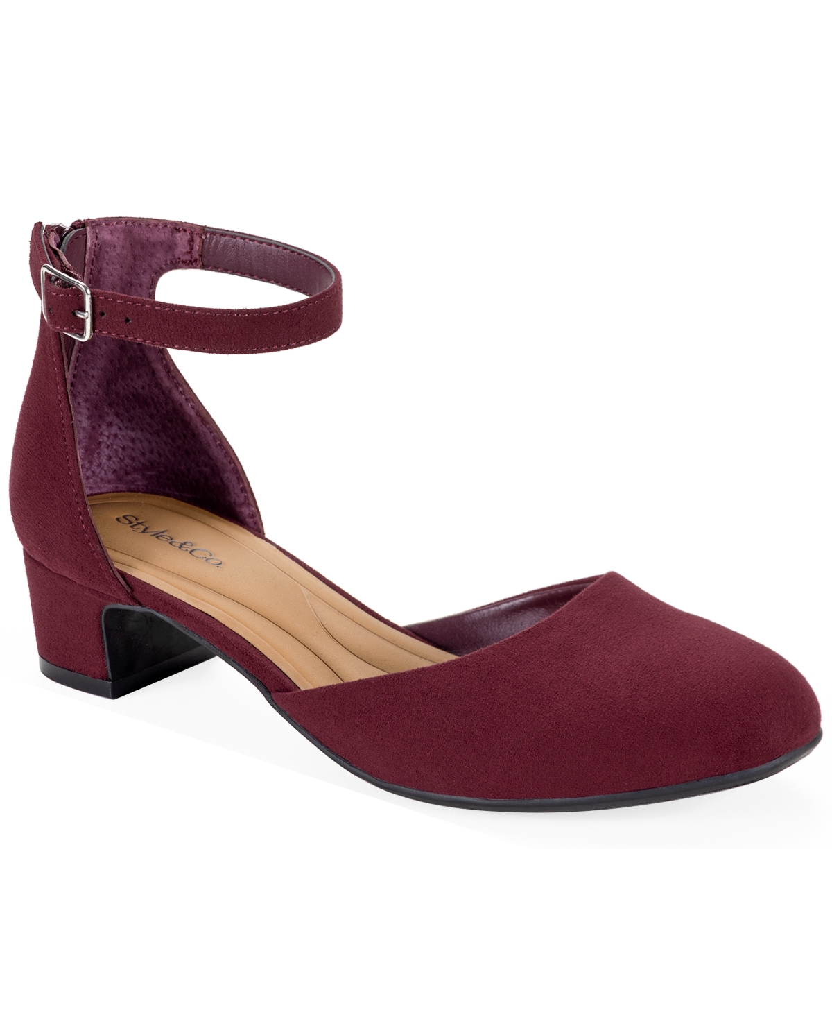 Click here for Style & Co Womens Gretell Block Heel Dress Pumps... prices