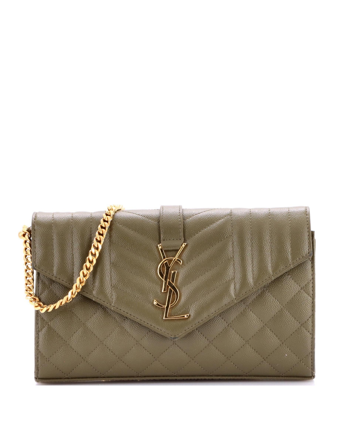 Click here for Pre-Owned Saint Laurent Medium Classic Monogram Ch... prices