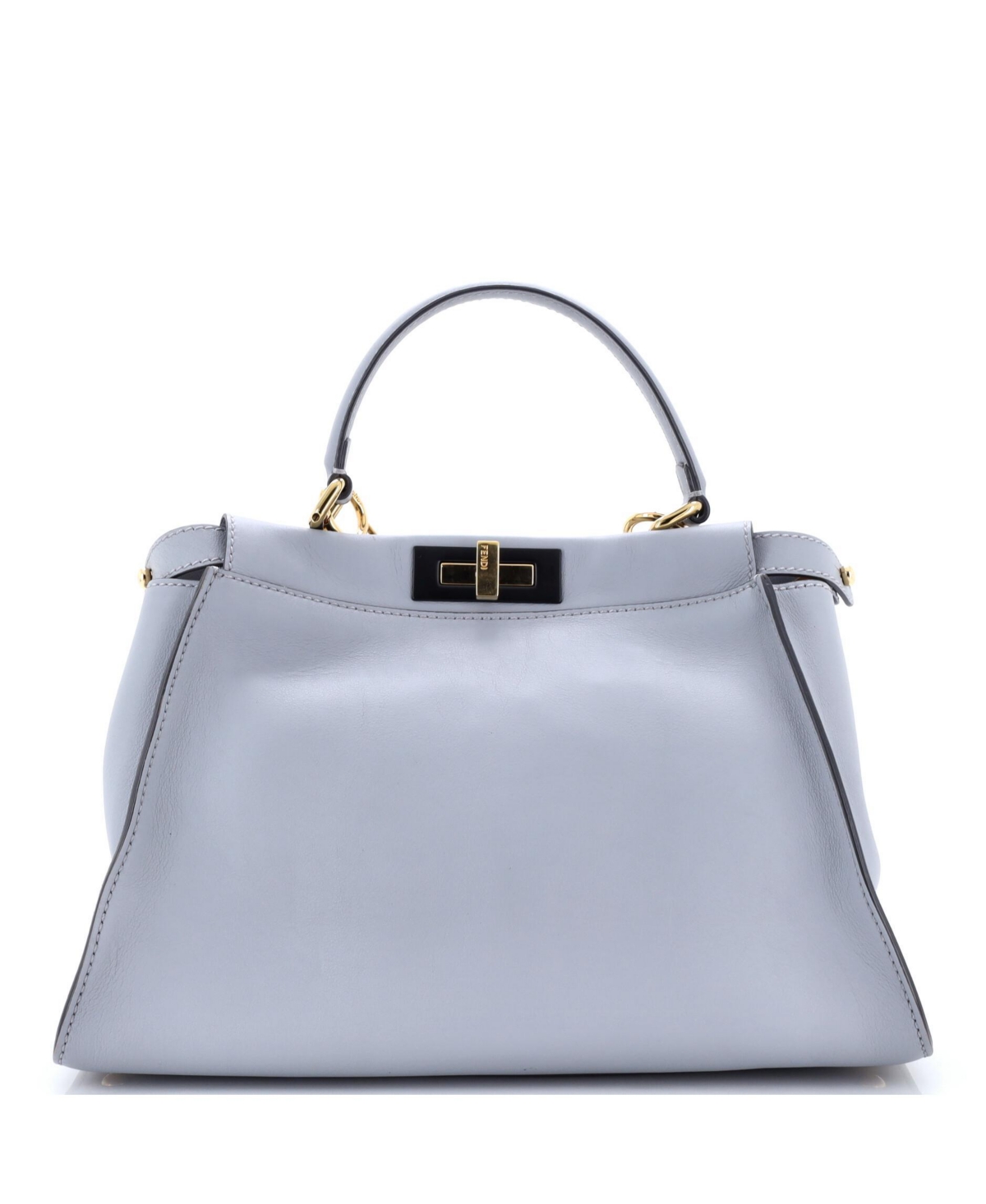 Click here for Pre-Owned Fendi Regular Peekaboo Bag Rigid Leather... prices