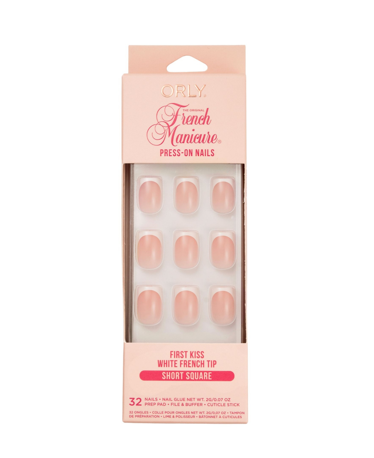 Click here for Orly First Kiss French Manicure Short Square Press... prices