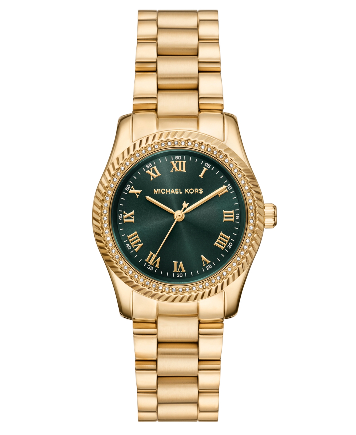 Click here for Michael Michael Kors Womens Lexington Three-Hand G... prices