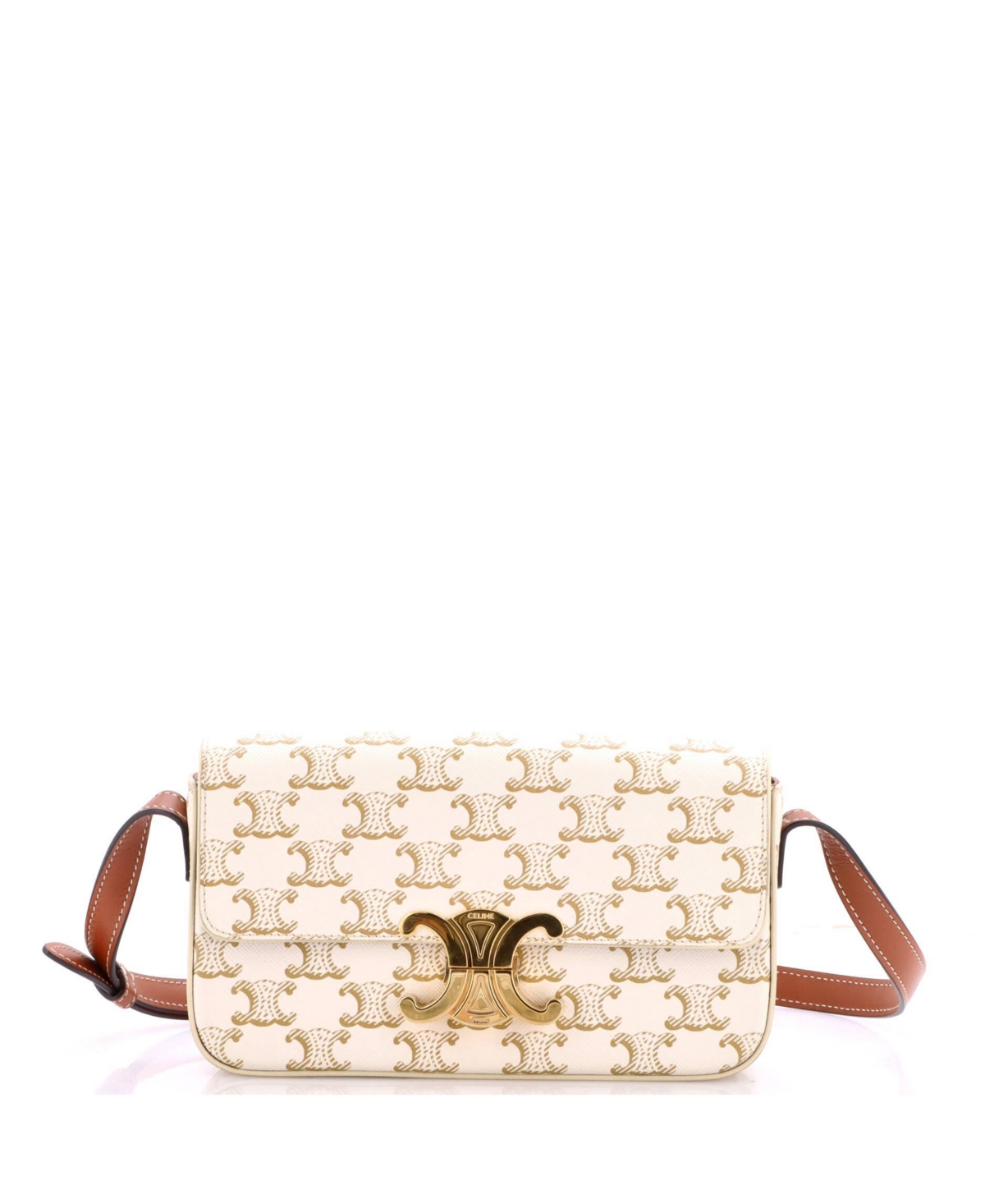 Click here for Pre-Owned Celine Triomphe East-West Shoulder Bag T... prices