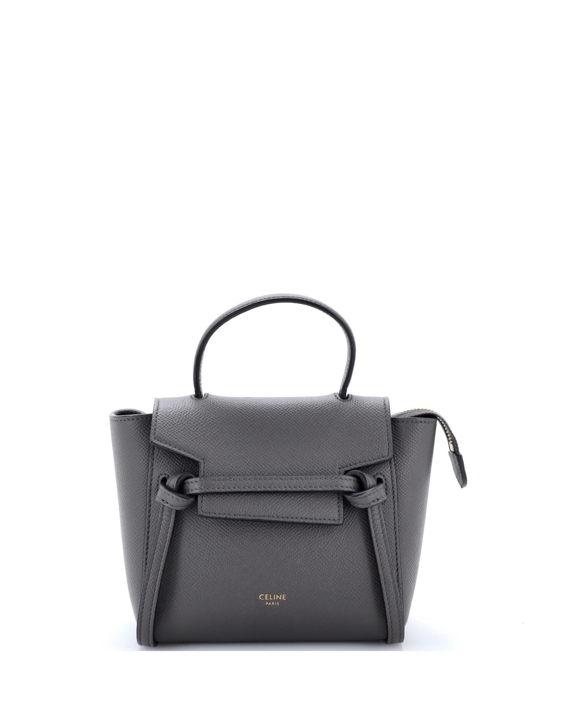 Click here for Pre-Owned Celine Pico Belt Bag Textured Leather -... prices