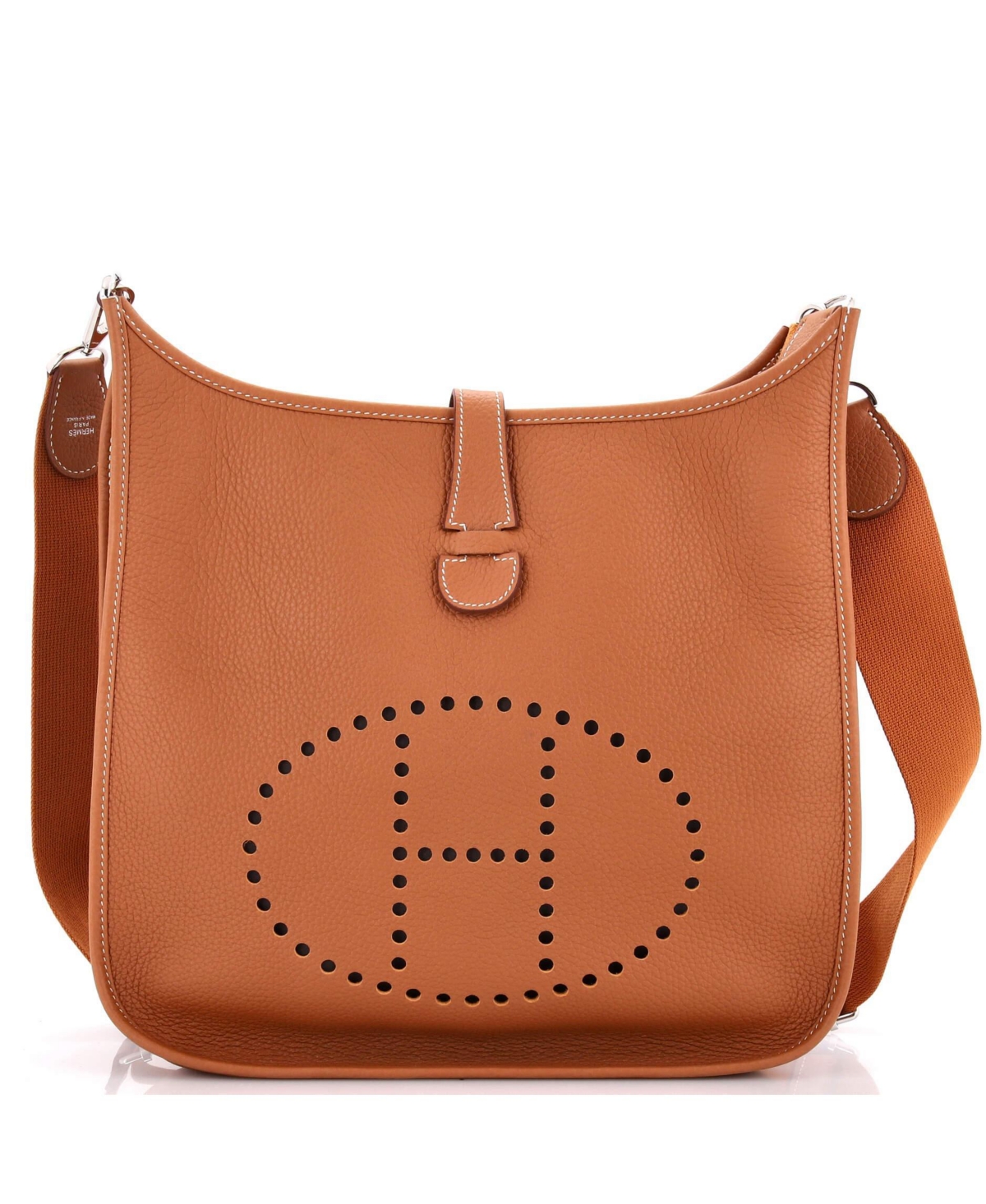 Click here for Pre-Owned Hermes Gm Evelyne Bag Gen Iii Clemence -... prices