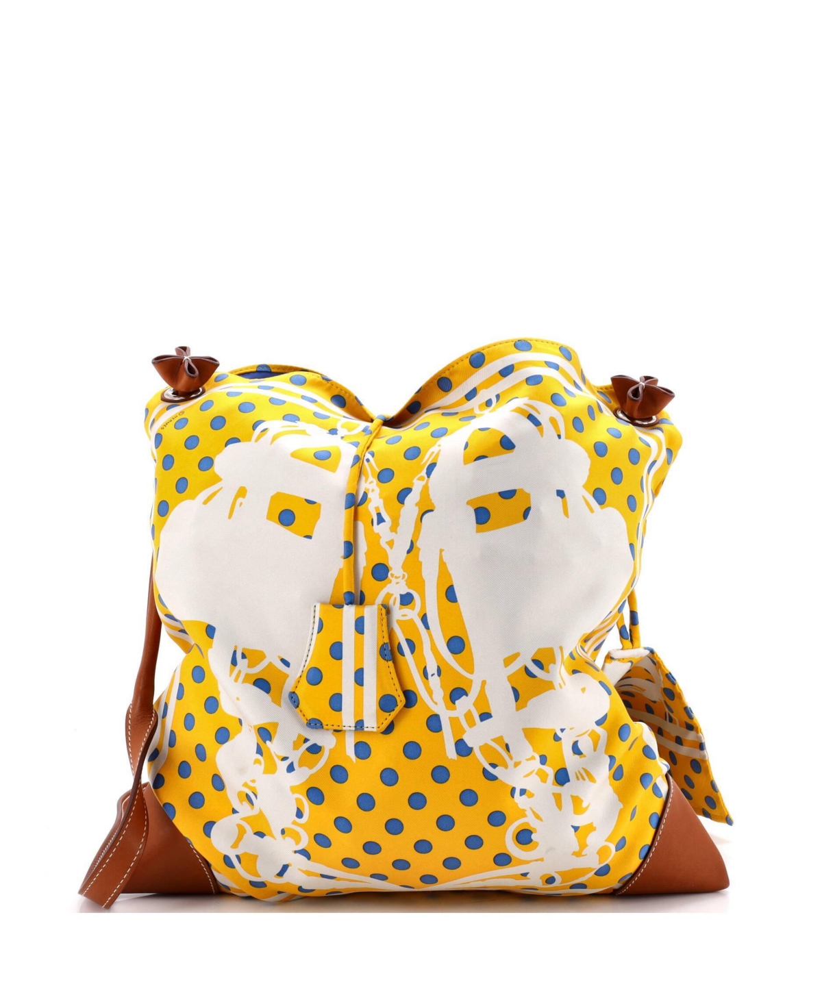 Click here for Pre-Owned Hermes Pm Silky City Bag Printed Silk an... prices