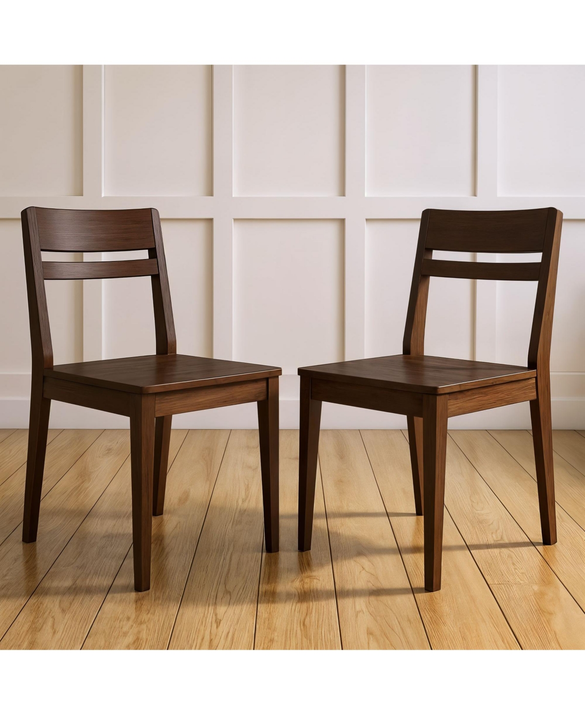 Click here for Grain & Grove Crew Dining Chair  2 Pack - Walnut prices