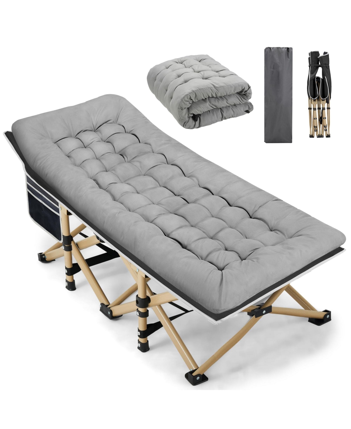 Click here for Aofar 28 Portable Folding Camping Bed Heavy Duty T... prices