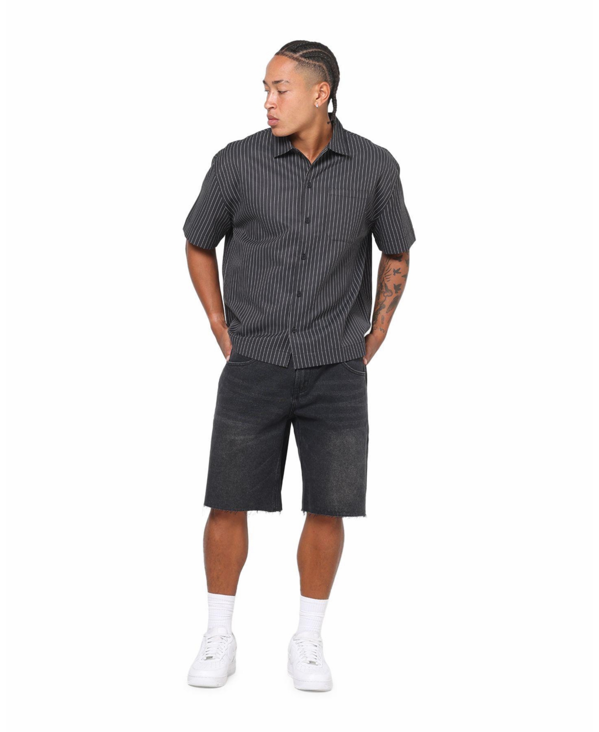 Click here for Saint Morta Mens Amplus Revenant Jorts - Black prices