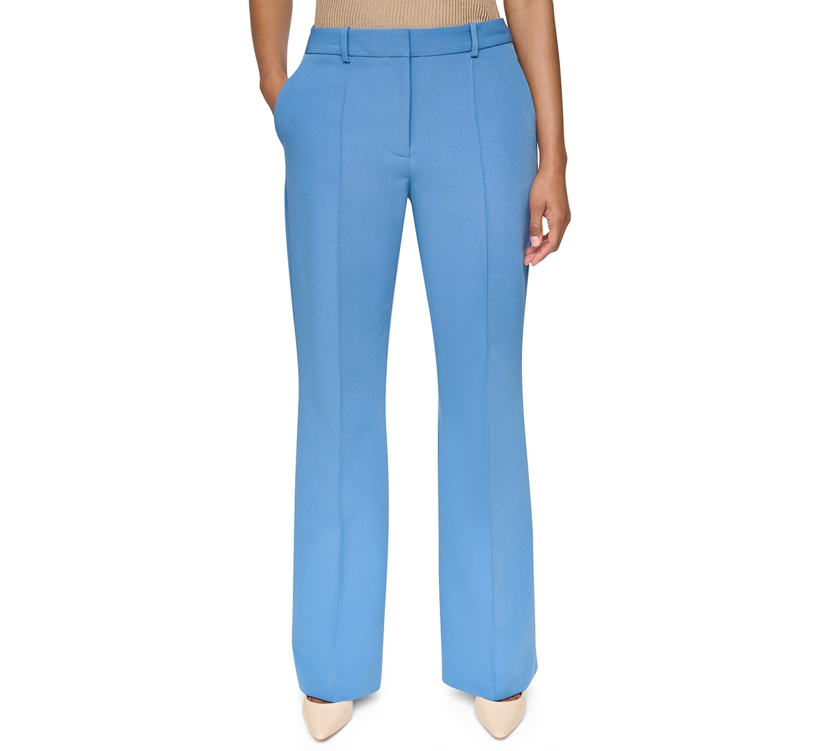 Click here for Dkny Womens High-Rise Straight-Leg Full-Length Pan... prices